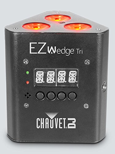 CHAUVET DJ EZwedge Tri Battery-Operated Tri-Color LED Wash Light w/Infared Remote Control