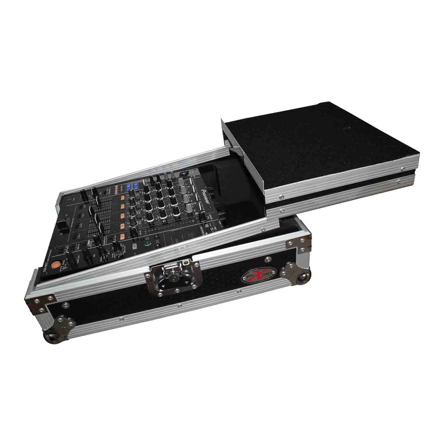 ProX XS-M12LT Universal 12" DJ Mixer ATA300 Flight Hard Case With Laptop Shelf