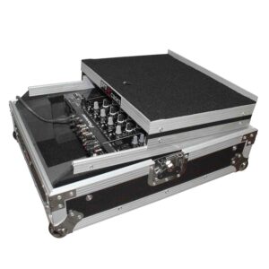 ProX XS-M12LT Universal 12" DJ Mixer ATA300 Flight Hard Case With Laptop Shelf