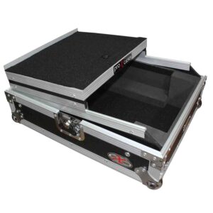 ProX XS-M12LT Universal 12" DJ Mixer ATA300 Flight Hard Case With Laptop Shelf