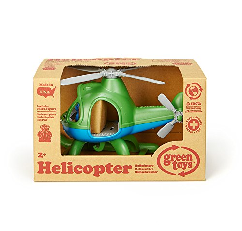 Green Toys Helicopter, Green/Blue