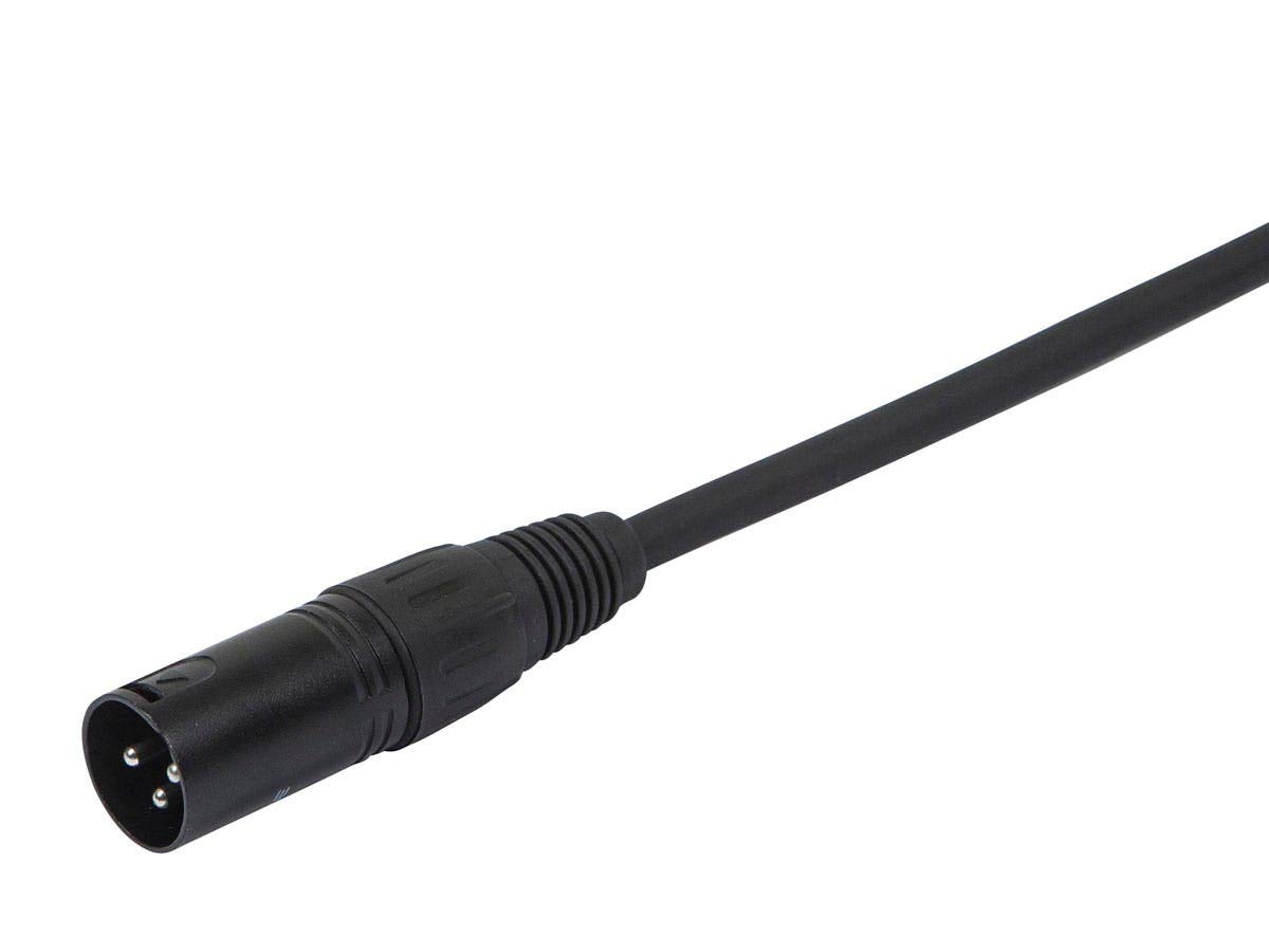 Monoprice AES/EBU Cable - 3-Pin - 3 Meter (10 Feet) Black, 22AWG, Twisted Conductors With Copper Braid And Aluminum Foil Shielding