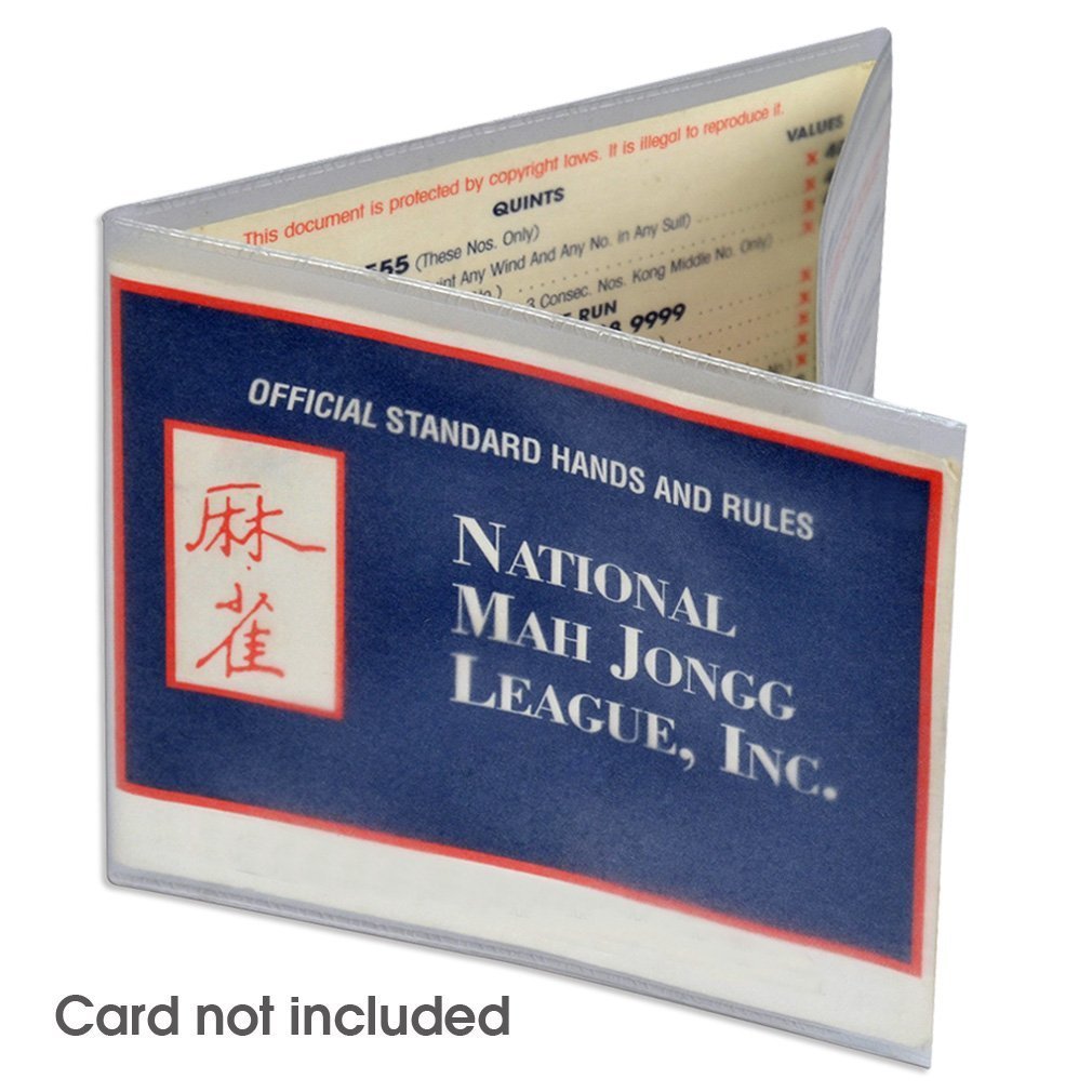 Yellow Mountain Imports National Mah Jongg League Scorecard Cover - Large (Fits 6.12 x 4.8-inch Mahjong Score Card)