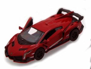 kinsmart lamborghini veneno 1/36 diecast metal toy model (red)