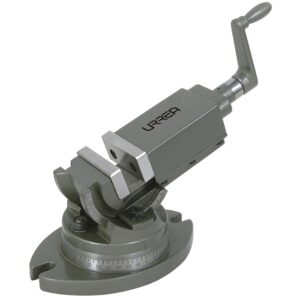 precision milled vise, 4" jaw width, 1-1/2" jaw depth, 2 axis