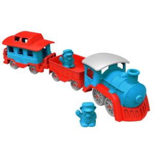 green toys train - blue