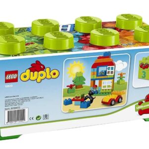 LEGO DUPLO All-in-One-Box-of-Fun Building Kit 10572 Open Ended Toy for Imaginative Play with Large Bricks Made for Toddlers and preschoolers (65 Pieces)