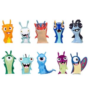 slugterra, exclusive mini slug 10 pack (includes 3 guardian slugs: bludgeon, stinky, & joules)