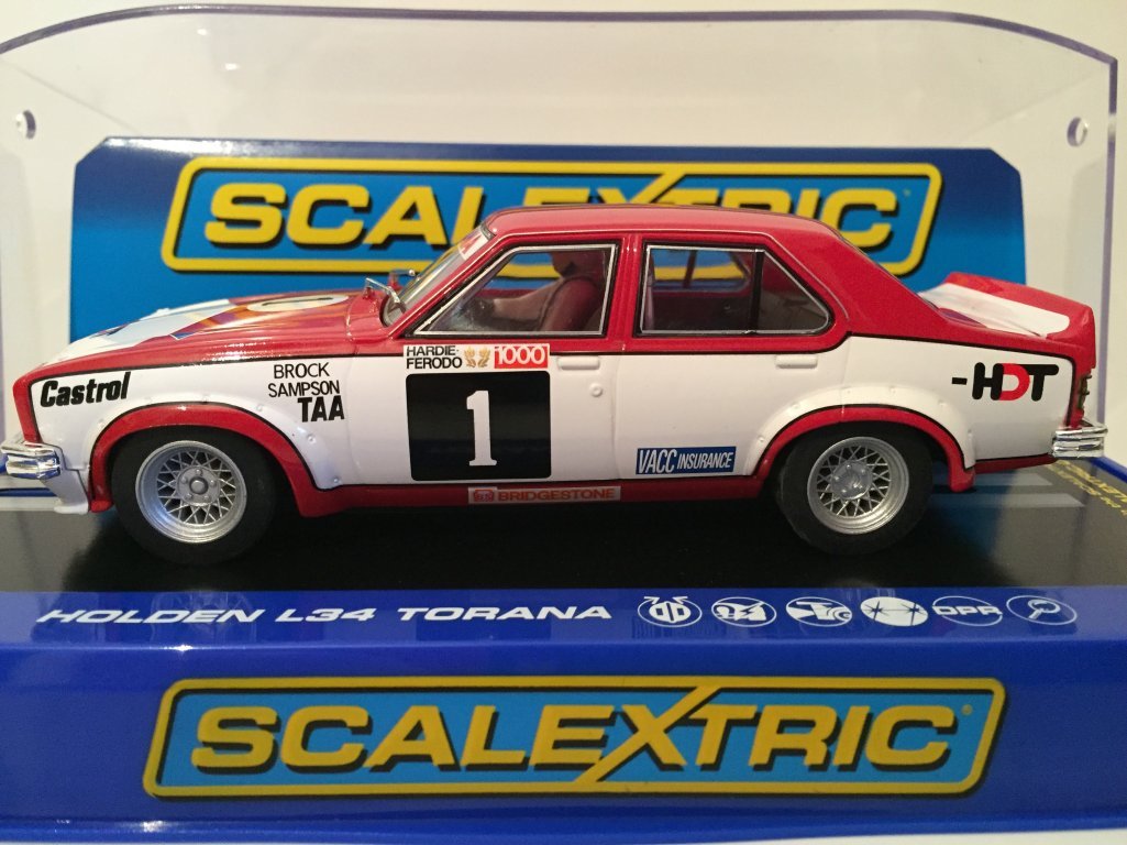 Scalextric C3492 Holden L34 Torana Brock & Sampson Slot Car (1:32 Scale)