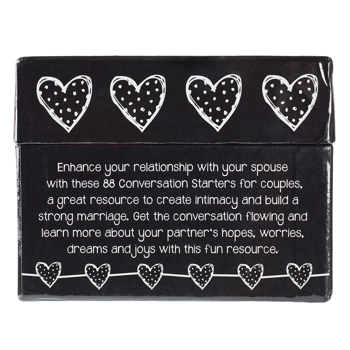 Christian Art Gifts 88 Great Conversation Starters for Husbands and Wives “ Romantic Card Game for Married Couples “ Christian Games, Communication & Marriage Help, Fun Anniversary or Wedding Gifts