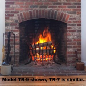 Model TR-7 High Efficiency Smoke-Free Rumford Fireplace Grate.