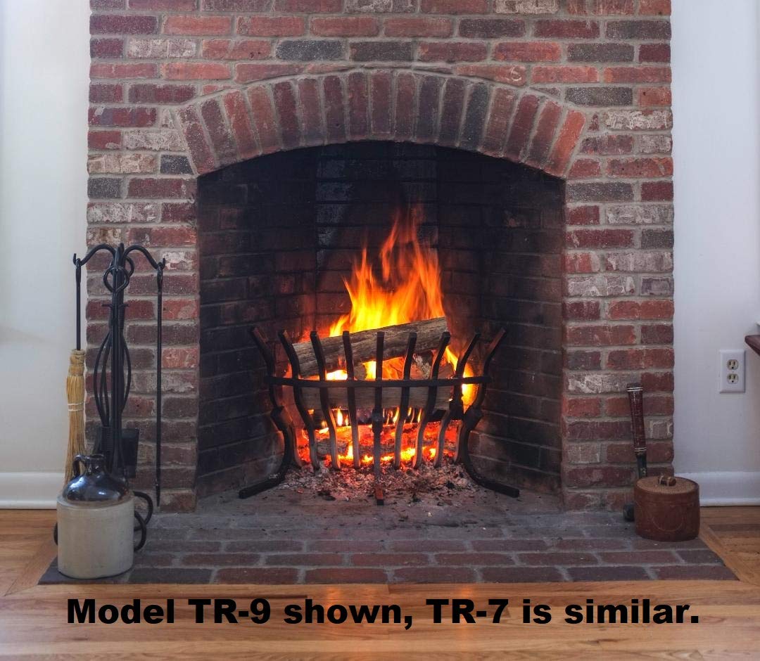 Model TR-7 High Efficiency Smoke-Free Rumford Fireplace Grate.