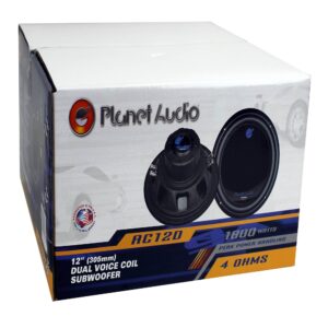 Planet Audio AC12D 12-Inch 3600W Subwoofers (Pair)