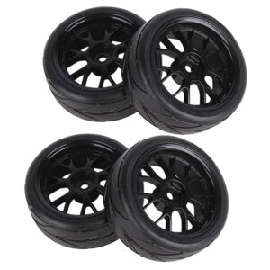 BQLZR Y Shape Wheel Rim&Tires Replacement for HSP 1:10 On-Road RC Flat Racing Car 20106 Pack of 4