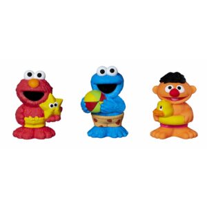 sesame street bath squirters, bath toys featuring elmo, cookie monster and ernie, ages 12 months - 4 years assortment (amazon exclusive)