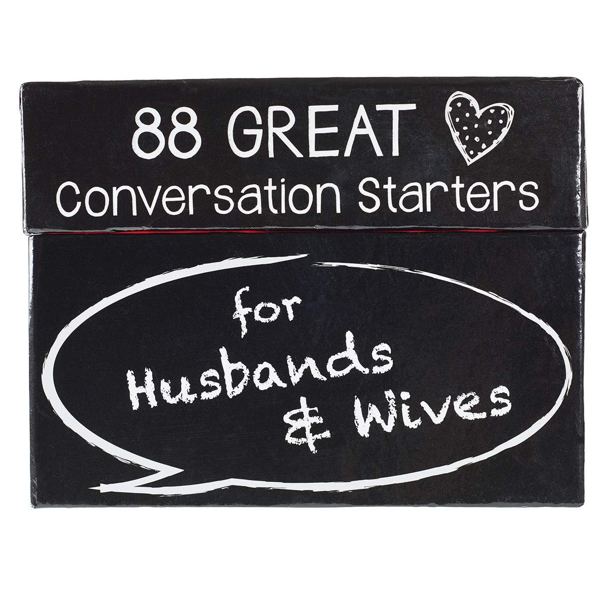 Christian Art Gifts 88 Great Conversation Starters for Husbands and Wives “ Romantic Card Game for Married Couples “ Christian Games, Communication & Marriage Help, Fun Anniversary or Wedding Gifts