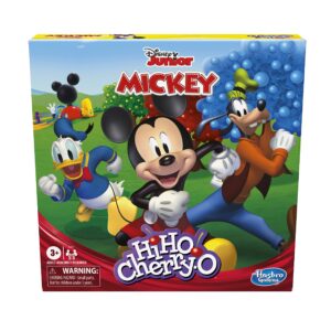 hasbro gaming hi ho cherry-o game disney mickey mouse clubhouse edition (amazon exclusive)