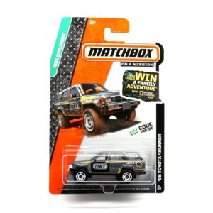 matchbox, 2014 mbx explorers, '85 toyota 4runner [dark gray] 37/120