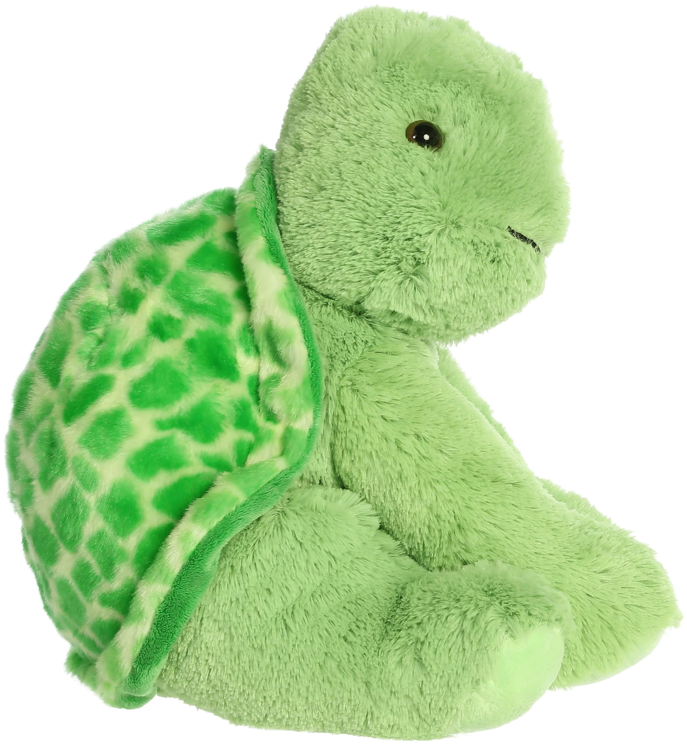 Aurora® Cuddly Turtle Stuffed Animal - Cozy Comfort - Endless Snuggles - Green 14 Inches