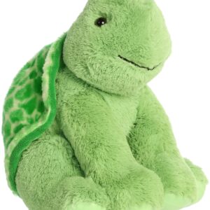 Aurora® Cuddly Turtle Stuffed Animal - Cozy Comfort - Endless Snuggles - Green 14 Inches