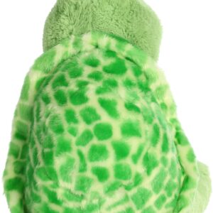 Aurora® Cuddly Turtle Stuffed Animal - Cozy Comfort - Endless Snuggles - Green 14 Inches