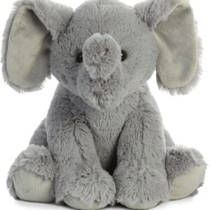 Aurora® Cuddly Elephant Stuffed Animal - Cozy Comfort - Endless Snuggles - Gray 14 Inches