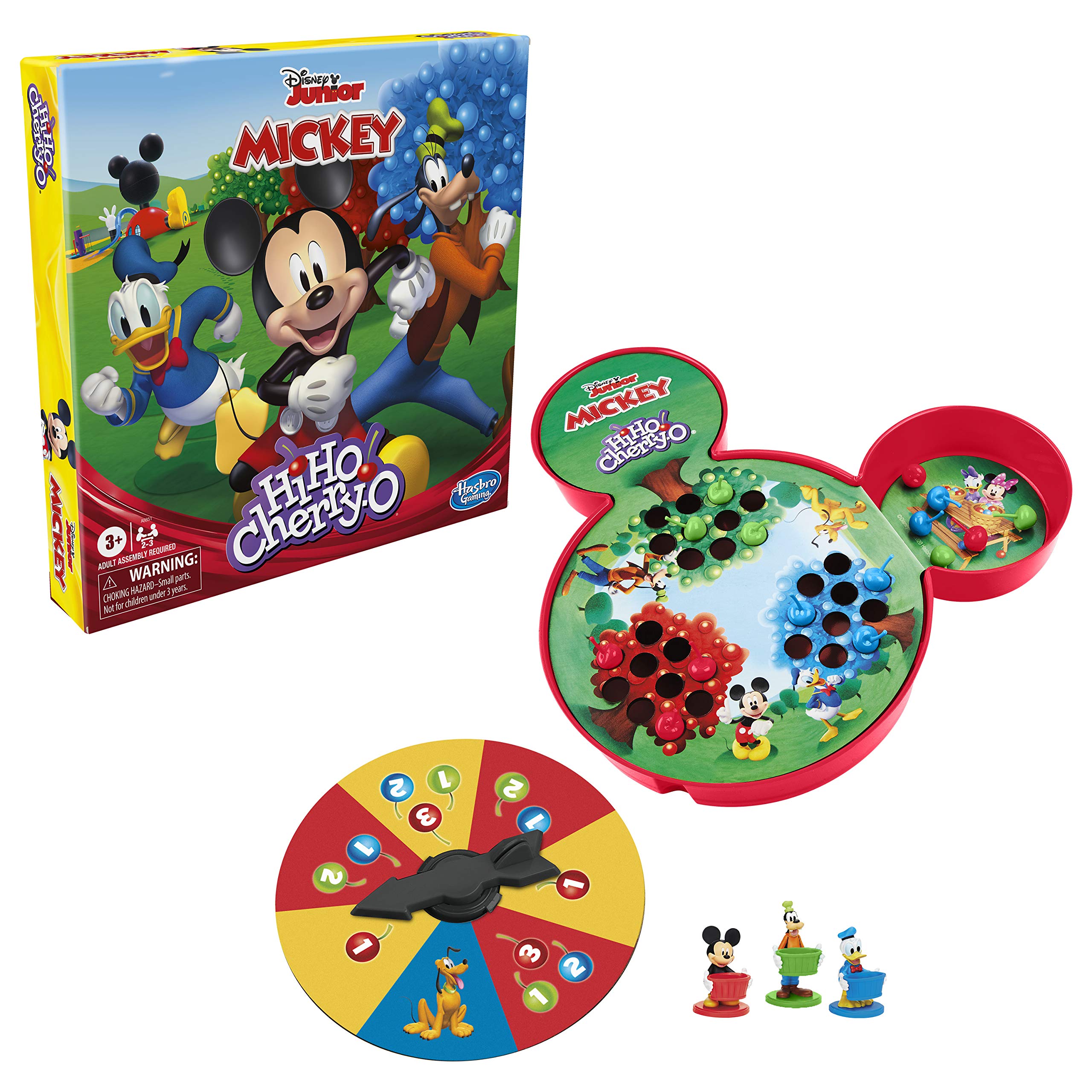 Hasbro Gaming Hi Ho Cherry-O Game Disney Mickey Mouse Clubhouse Edition (Amazon Exclusive)