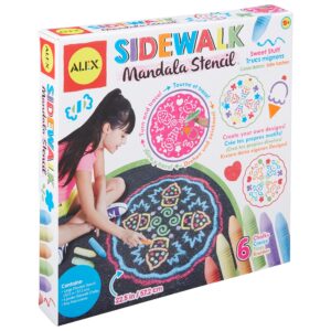 alex art sidewalk mandala sweet stuff, multicolor