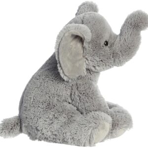 Aurora® Cuddly Elephant Stuffed Animal - Cozy Comfort - Endless Snuggles - Gray 14 Inches