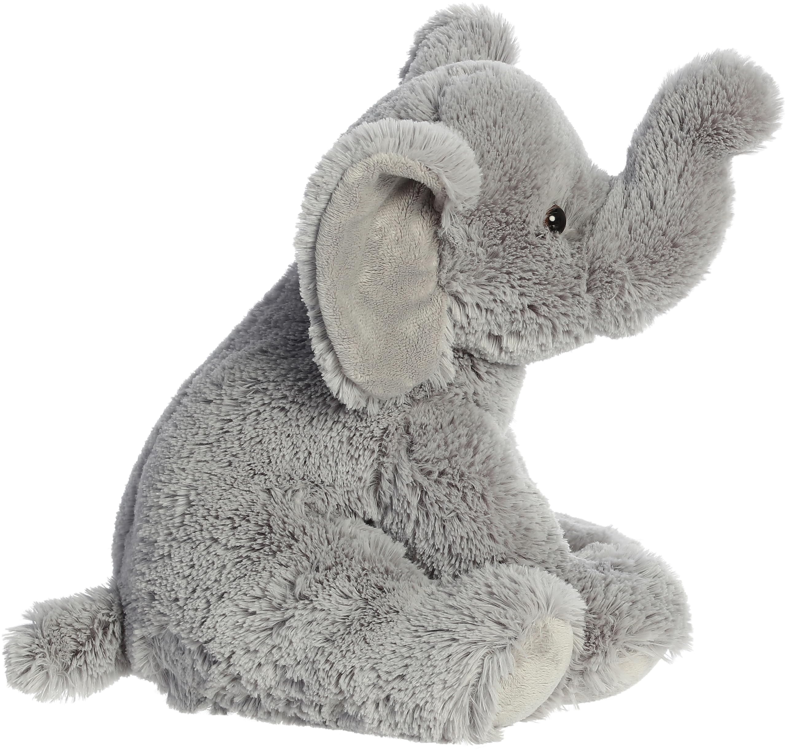 Aurora® Cuddly Elephant Stuffed Animal - Cozy Comfort - Endless Snuggles - Gray 14 Inches