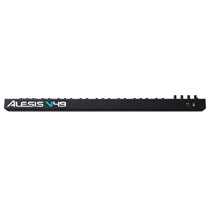 Alesis V49 - 49 Key USB MIDI Keyboard Controller with 8 Backlit Pads, 4 Assignable Knobs and Buttons, Plus a Professional Software Suite Included