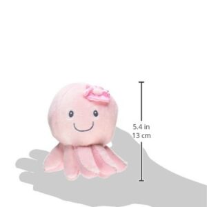 Gund Baby Sleepy Seas Rattle, Pink Octopus, 3"