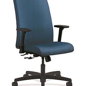 HON Ignition Series Mid-Back Work Chair - Upholstered Computer Chair for Office Desk, Regatta (HIWM1)