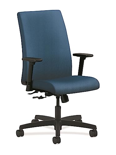 HON Ignition Series Mid-Back Work Chair - Upholstered Computer Chair for Office Desk, Regatta (HIWM1)