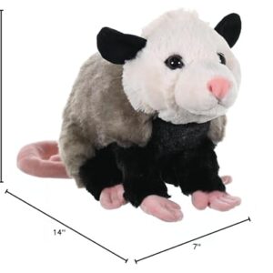 Wild Republic Opossum Plush, Stuffed Animal, Plush Toy, Gifts for Kids, Cuddlekins 12 Inches