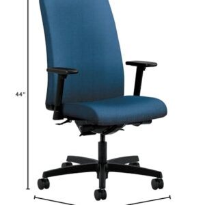 HON Ignition Series Mid-Back Work Chair - Upholstered Computer Chair for Office Desk, Regatta (HIWM3)