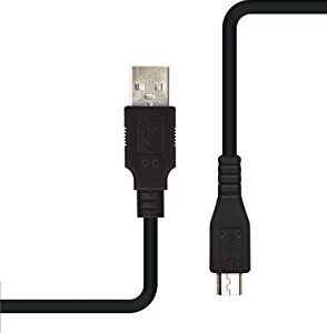 PDP Gaming Energizer Charge Cable | 6 Feet Universal Power and Play Charger: Black - PS5/PS4, Xbox One