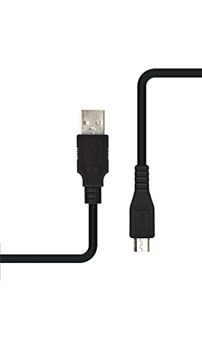 PDP Gaming Energizer Charge Cable | 6 Feet Universal Power and Play Charger: Black - PS5/PS4, Xbox One