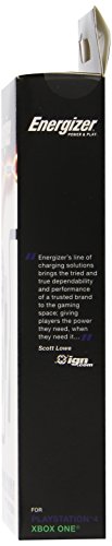 PDP Gaming Energizer Charge Cable | 6 Feet Universal Power and Play Charger: Black - PS5/PS4, Xbox One