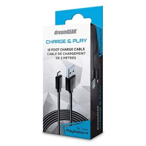 dreamGEAR- Playstation 4 Charge and Play Premium Connection Cable- Perfect for Charging DualShock4 Controllers