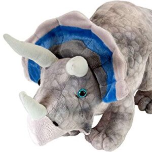 Wild Republic Triceratops Plush, Dinosaur Stuffed Animal, Plush Toy, Gifts for Kids, Dinosauria 10 Inches