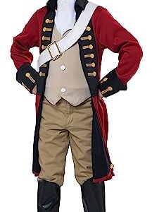 California Costumes Boys British Redcoat Costume - Medium (8-10), Red