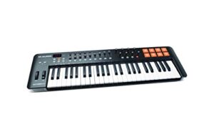 m audio oxygen 49 iv | 49 key usb/midi keyboard with 8 trigger pads & a full consignment of production/performance ready controls