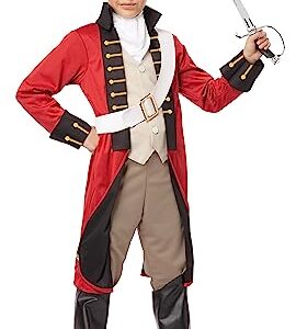 California Costumes Boys British Redcoat Costume - Medium (8-10), Red