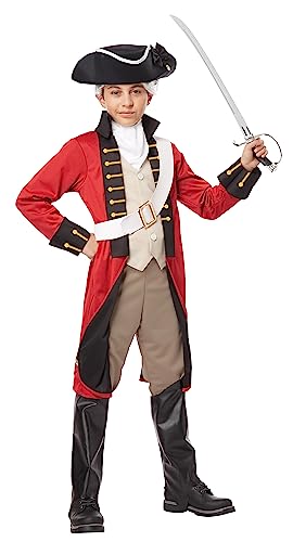 California Costumes Boys British Redcoat Costume - Medium (8-10), Red