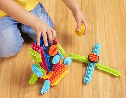 Battat- Bristle Blocks- STEM Interlocking Building Blocks- 36 pc Playset- Developmental Toys for Toddlers & Kid- Basic Builder Box- 2 Years +