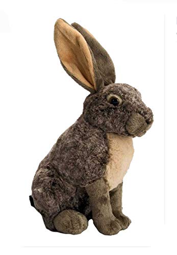 Wild Republic Hare Plush, Stuffed Animal, Plush Toy, Kids Gifts, Cuddlekins, 12 Inches