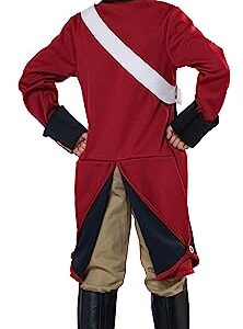 California Costumes Boys British Redcoat Costume - Medium (8-10), Red