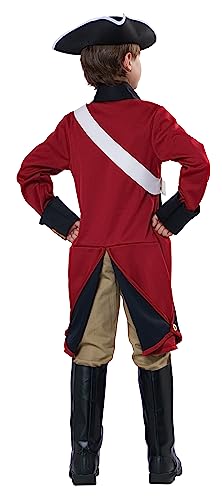 California Costumes Boys British Redcoat Costume - Medium (8-10), Red