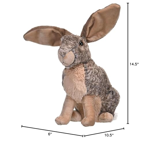 Wild Republic Hare Plush, Stuffed Animal, Plush Toy, Kids Gifts, Cuddlekins, 12 Inches